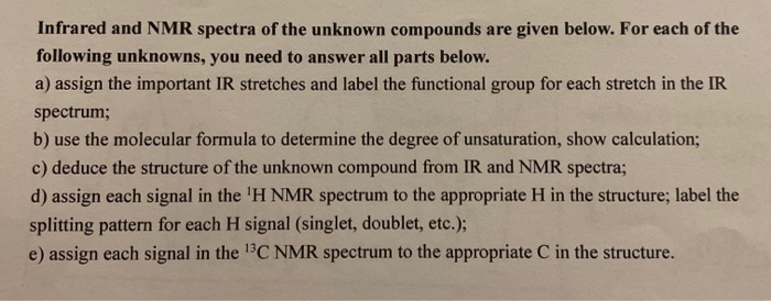 Solved CHM236LL-Group 1 degree of unsat 6. CH.0 IR Spectrum | Chegg.com