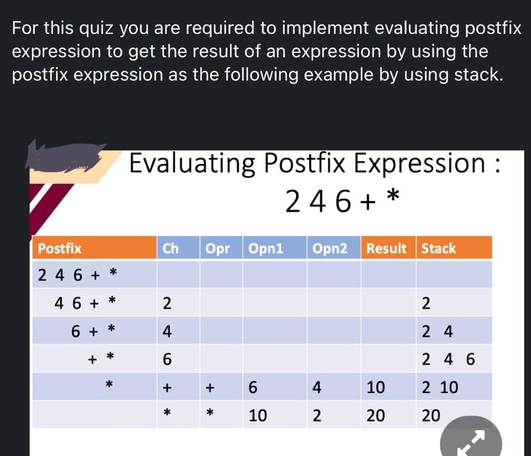 Solved For this quiz you are required to implement | Chegg.com
