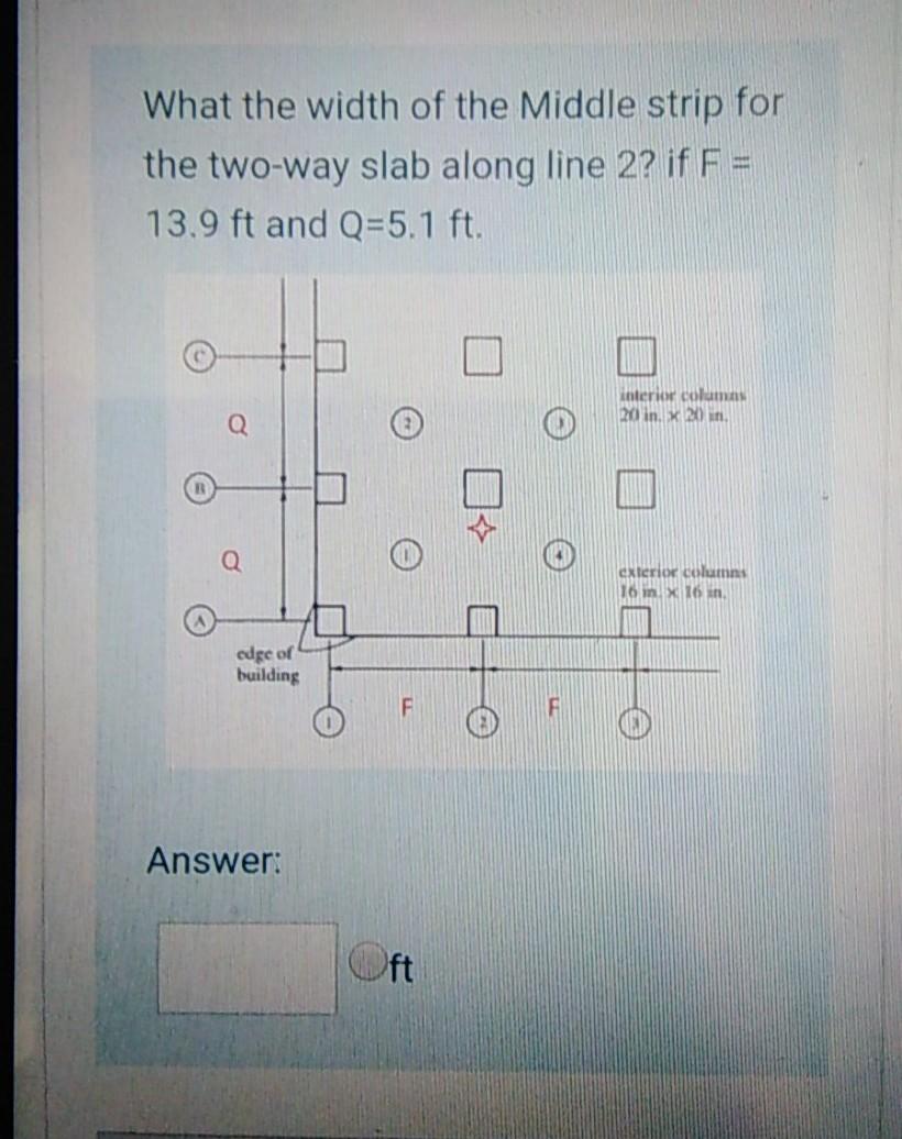 Solved What the width of the Middle strip for the two-way | Chegg.com