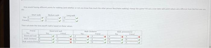 game theory!! please help me fix the red incorrect | Chegg.com