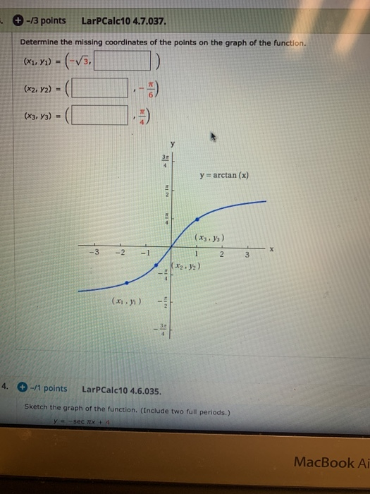 Solved + -/3 points LarPCalc10 4.7.037. Determine the | Chegg.com