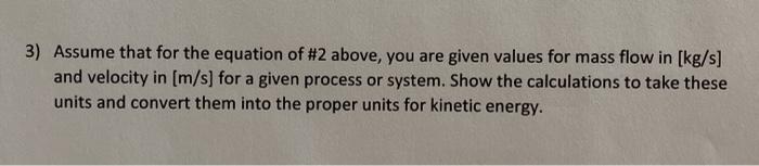 Solved 2) Write the energy rate balance equation (time based | Chegg.com