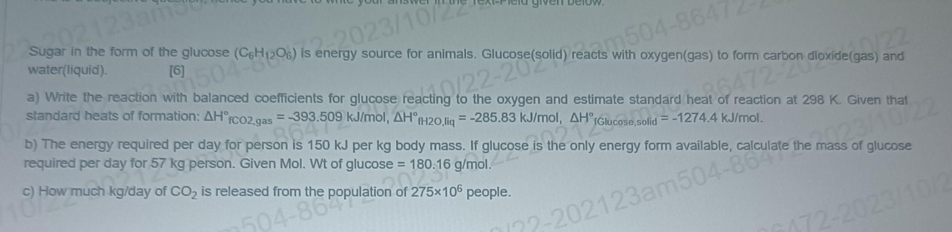 Solved /10/22 Sugar in the form of the | Chegg.com