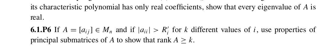 Solved its characteristic polynomial has only real | Chegg.com