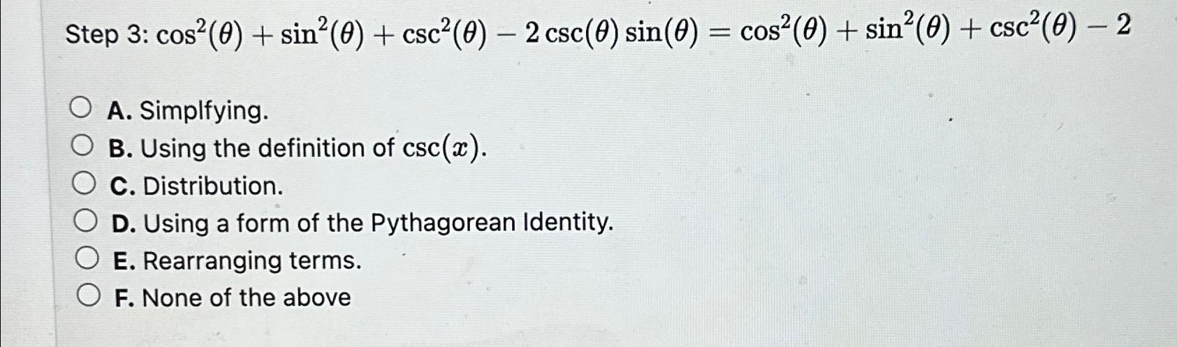 Solved Step 3: | Chegg.com