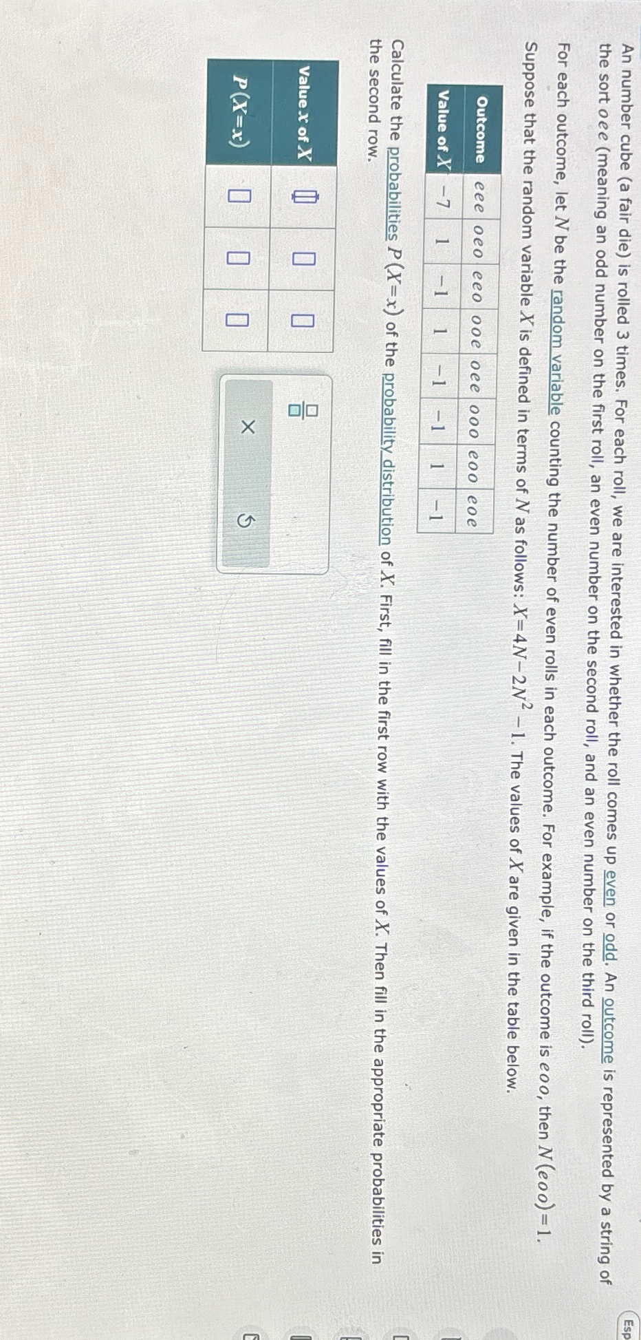solved-an-number-cube-a-fair-die-is-rolled-3-times-for-chegg