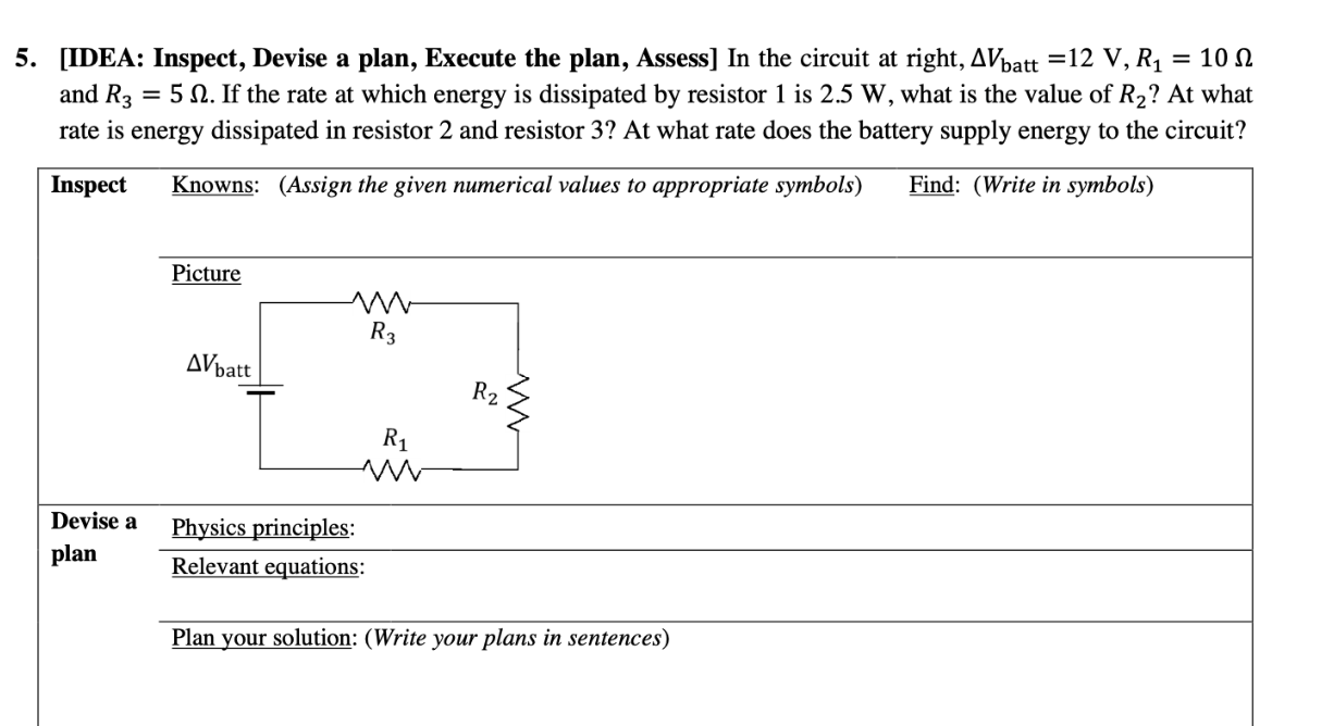 Solved [IDEA: Inspect, Devise a plan, Execute the plan, | Chegg.com