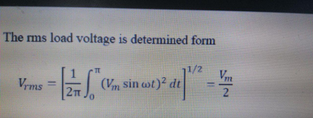 Solved Prove that the answer is Vm/2. Solve the equation in | Chegg.com
