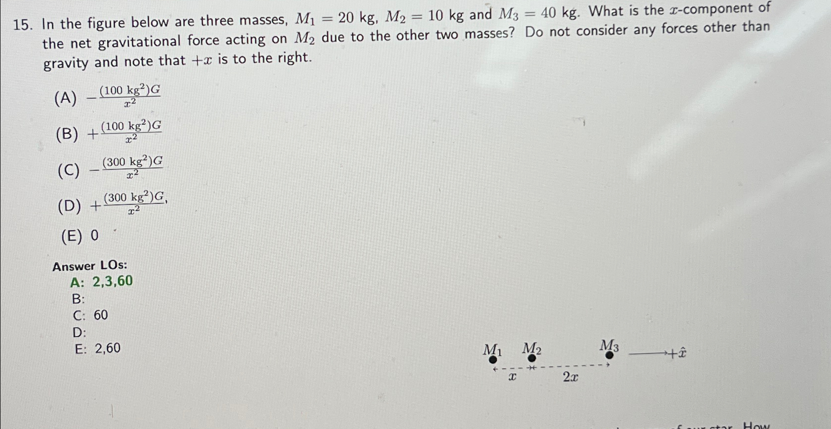Solved In the figure below are three masses, M1=20kg,M2=10kg | Chegg.com