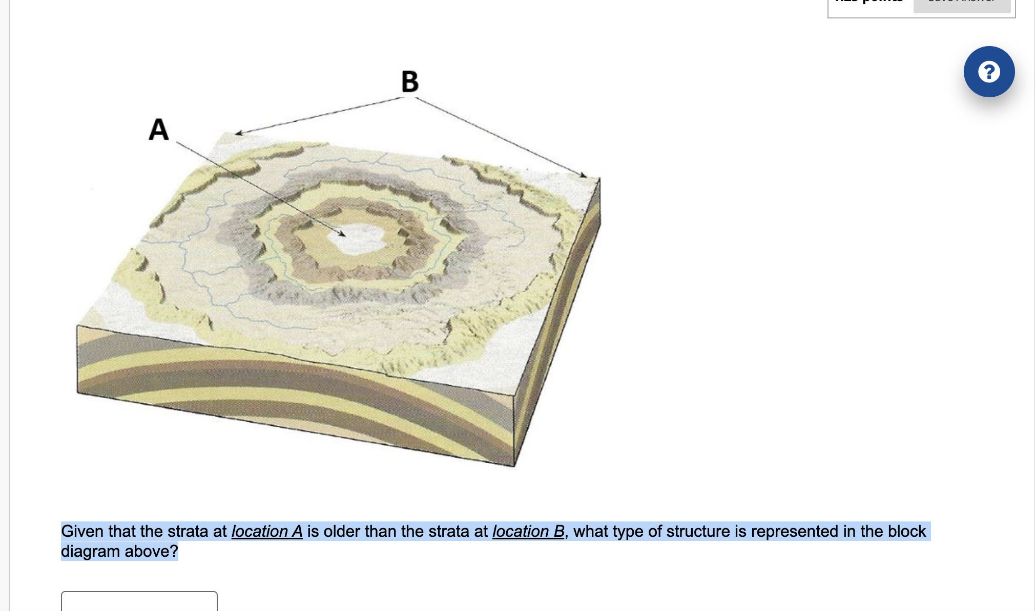 Solved Given that the strata at location A ﻿is older than | Chegg.com