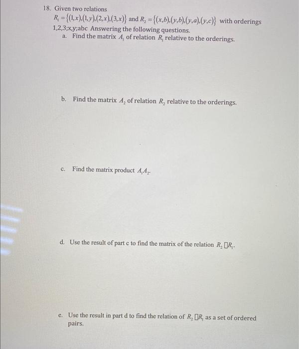 Solved discrete structures- please read the question and get | Chegg.com