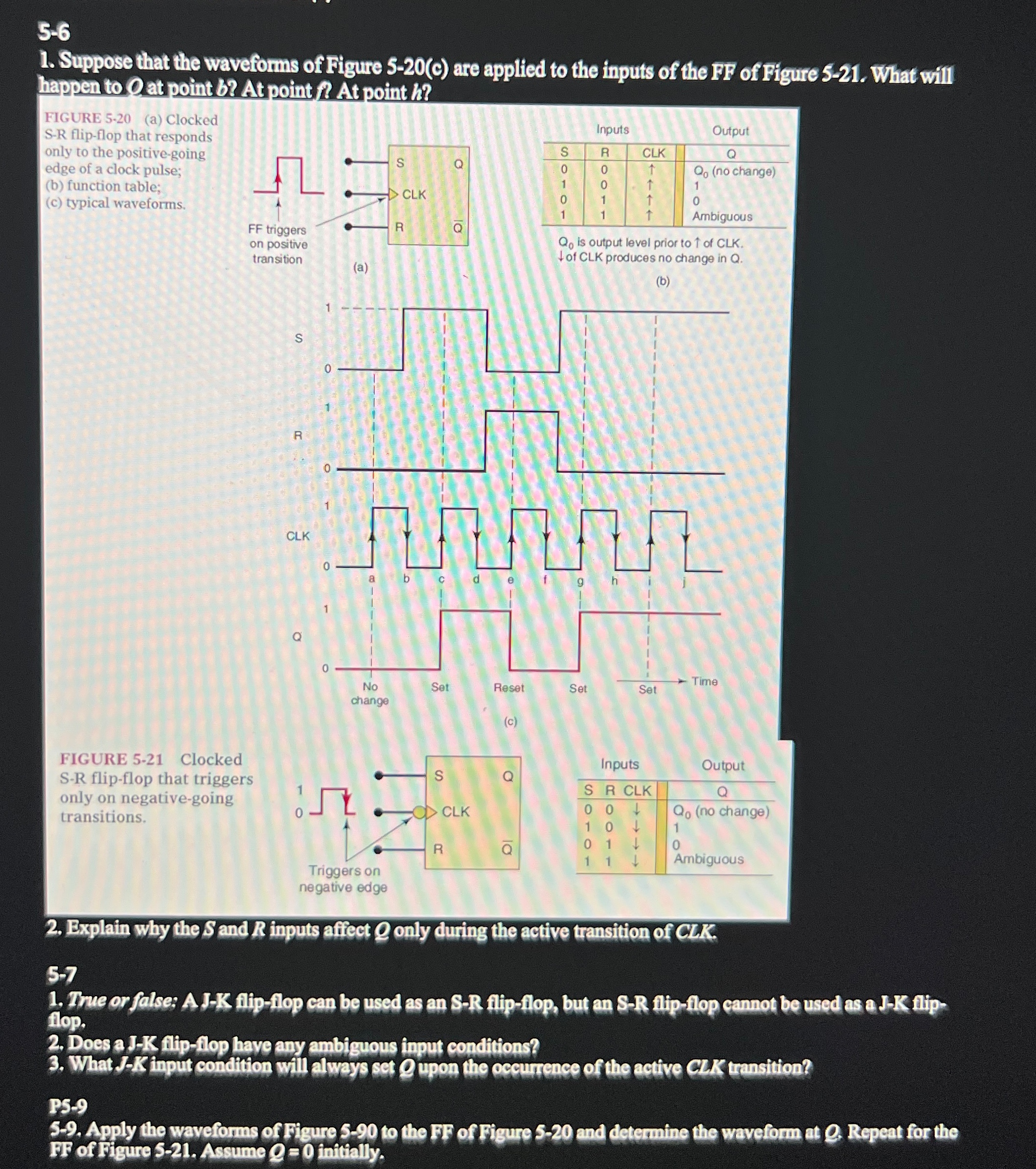 Solved 5-6Suppose that the waveforms of Figure 5-20(0) ﻿are | Chegg.com