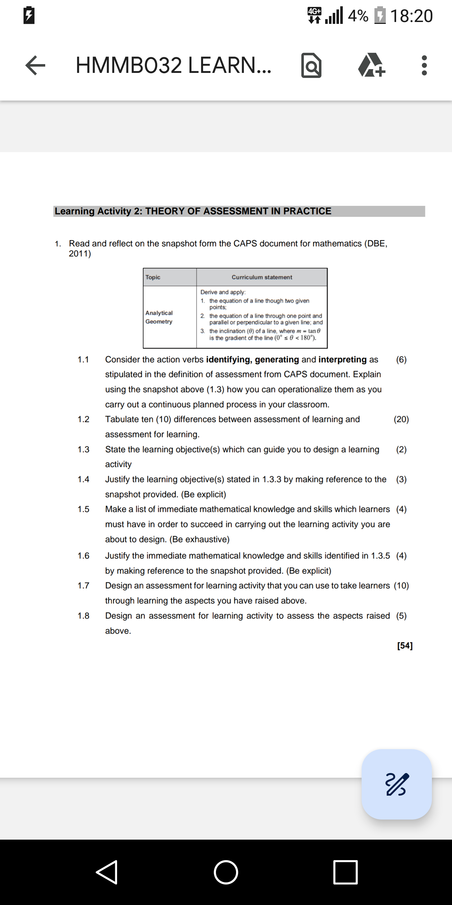 Solved Learning Activity 2: THEORY OF ASSESSMENT IN | Chegg.com