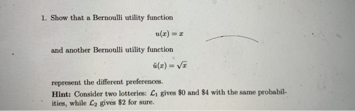 Solved I Need Help On Trying To Prove That The Two Bernoulli