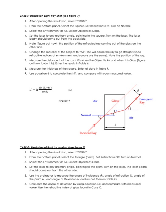 EXPERIMENT -5: GEOMETRICAL OPTICS USING PHET | Chegg.com