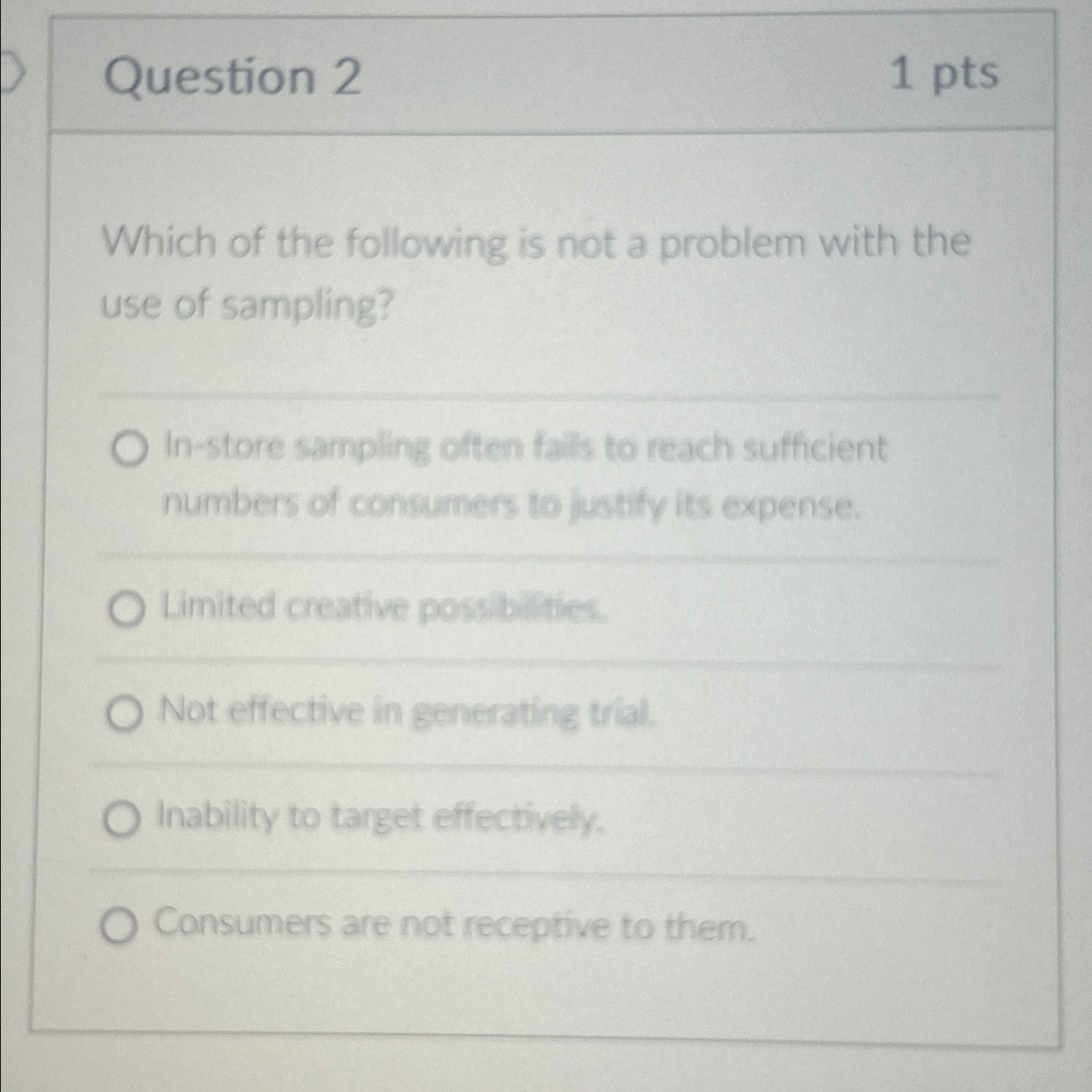 Solved Question 21 ﻿ptsWhich of the following is not a | Chegg.com