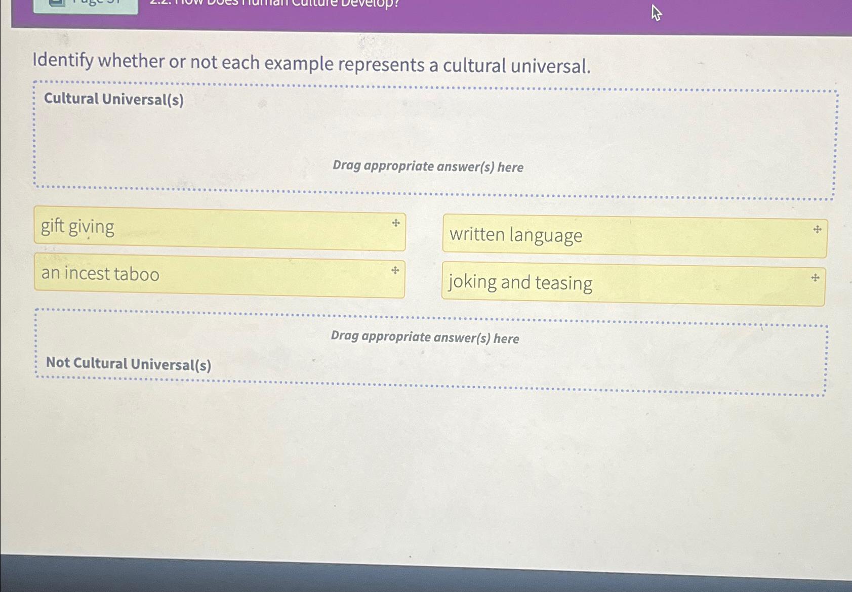 Solved Identify whether or not each example represents a | Chegg.com