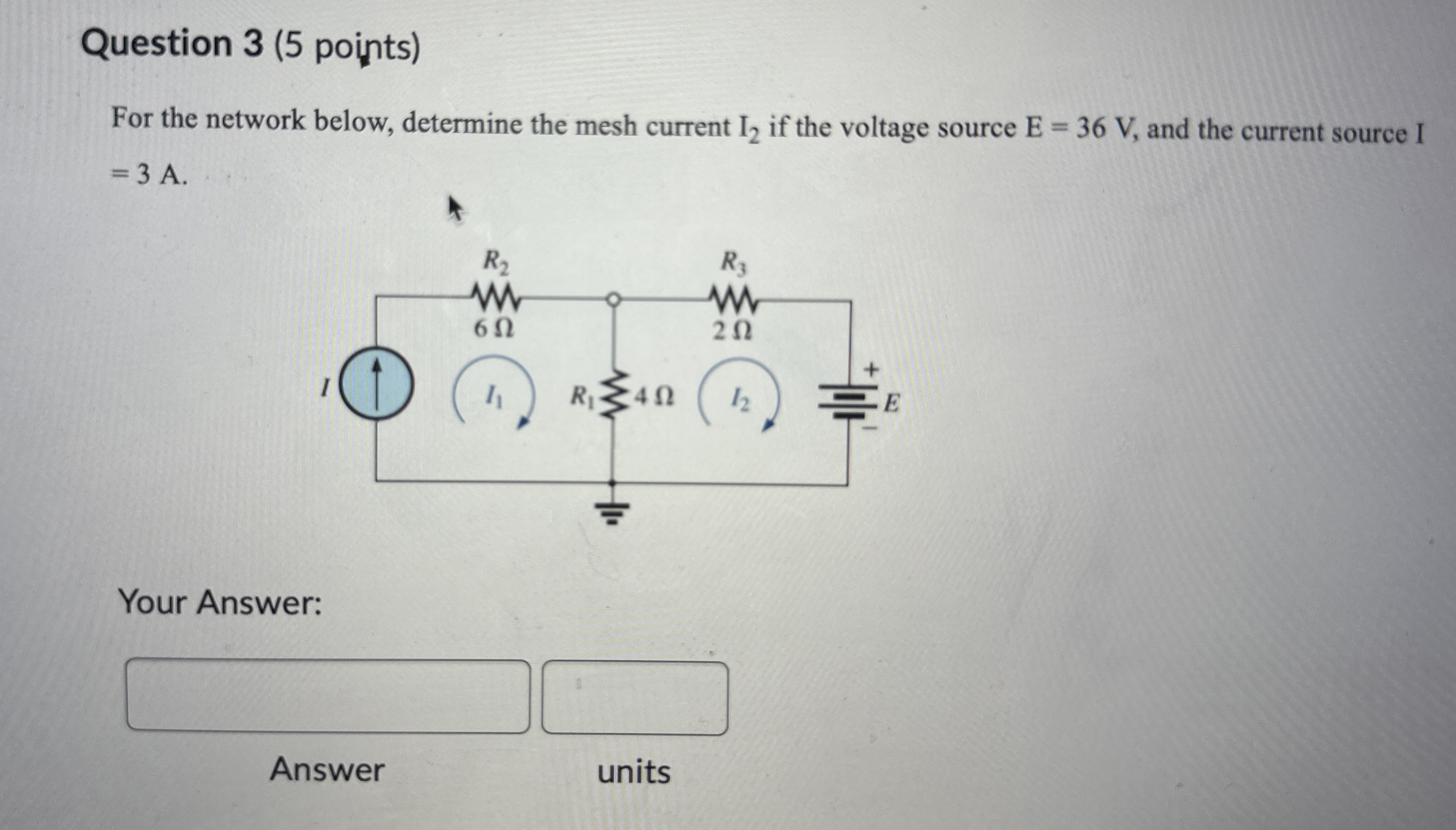 Solved Question 3 (5 points)For the network below, | Chegg.com Solved Question 3 (5 points)For the network below, | Chegg.com