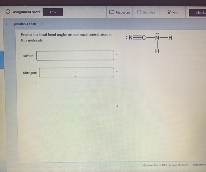 Solved Assignment Score: 17% Resources [ Give Up? Hint Check | Chegg.com
