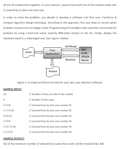 Solved Test Case Selection Problemimagine That You Are Head
