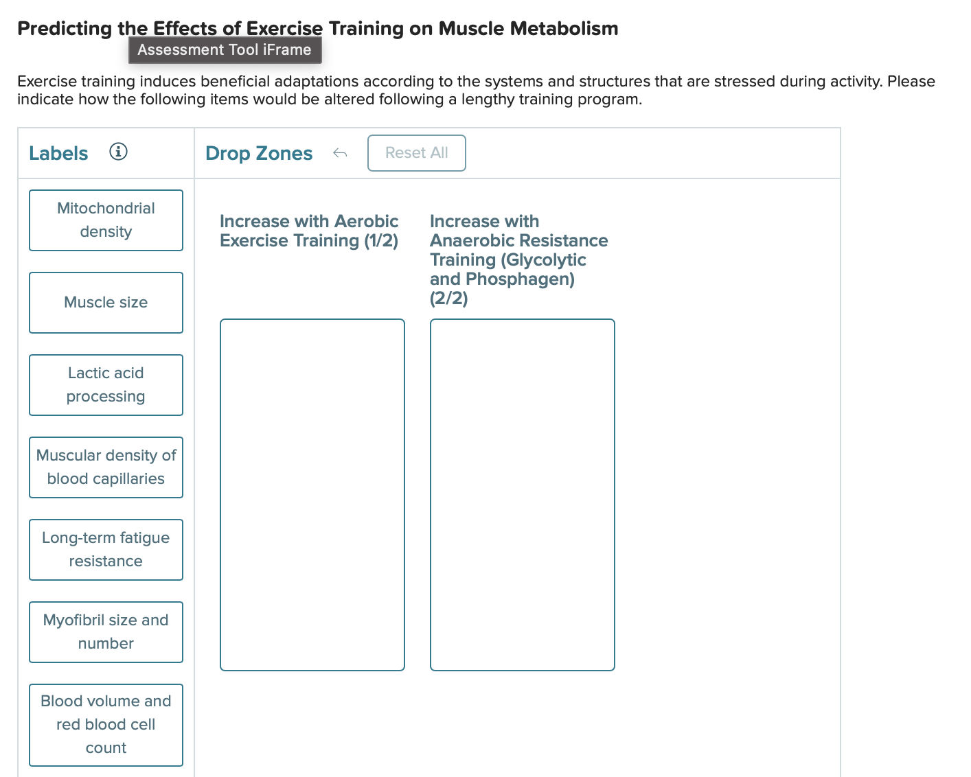 Solved Predicting the Effects of Exercise Training on Muscle | Chegg.com