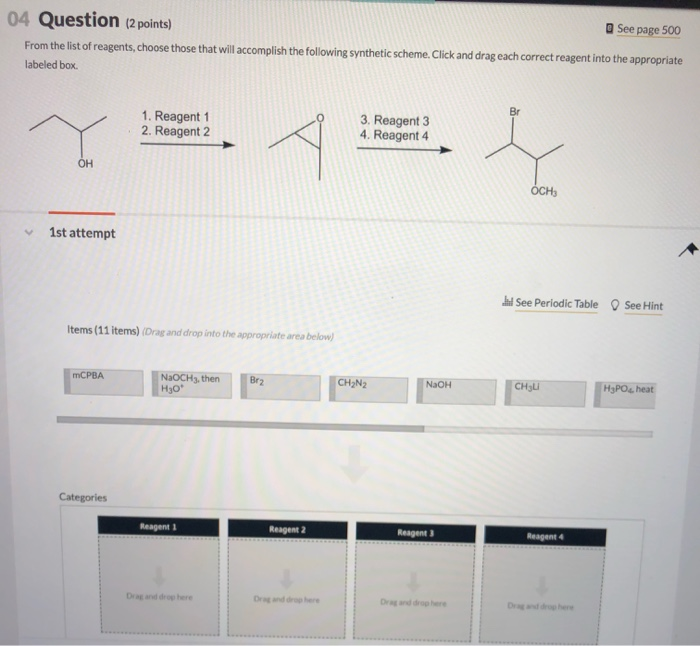 Solved 04 Question (2 points) See page 500 From the list of | Chegg.com