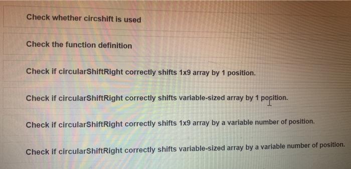 Solved 5 Problem Given a 'circular' row array A and an | Chegg.com