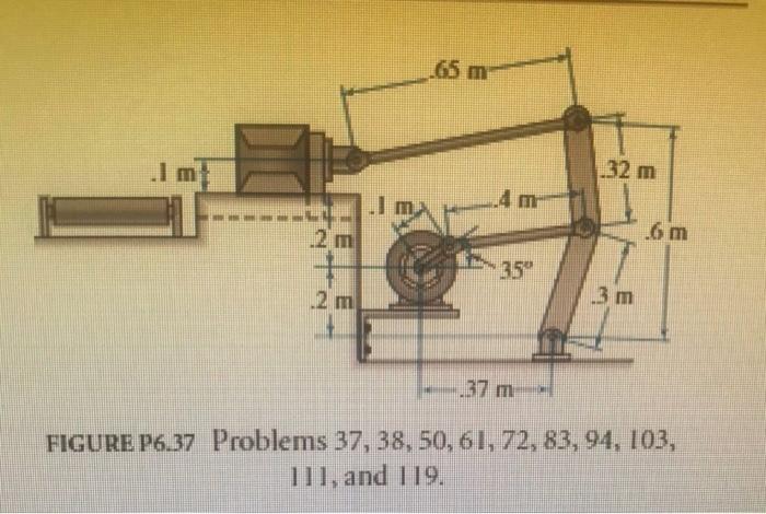 Solved 6–37. A package-moving device is shown in Figure | Chegg.com