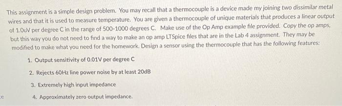 Solved This assignment is a simple design problem. You may | Chegg.com