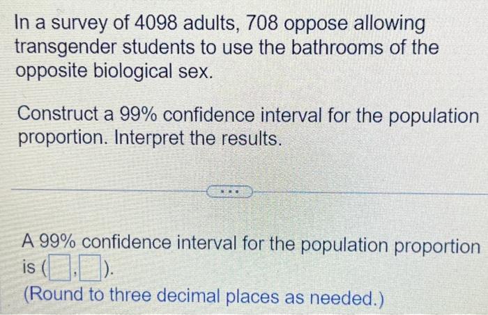 Solved In a survey of 2020 adults in a recent year, 733 made | Chegg.com