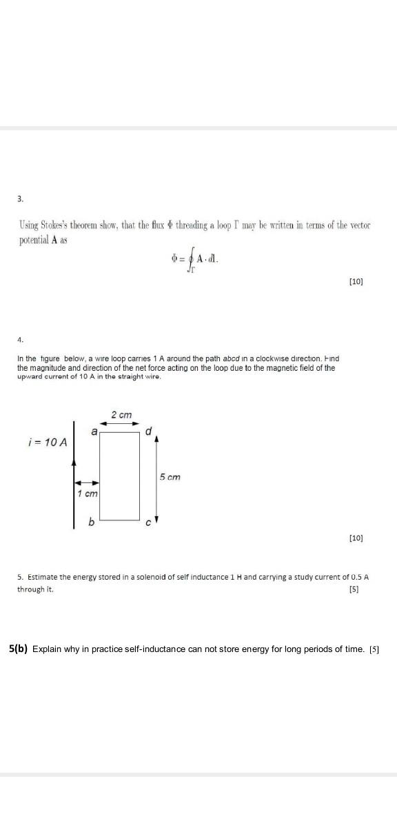 Solved Using Stokes's theorem show, that the flux \\( \\Phi | Chegg.com