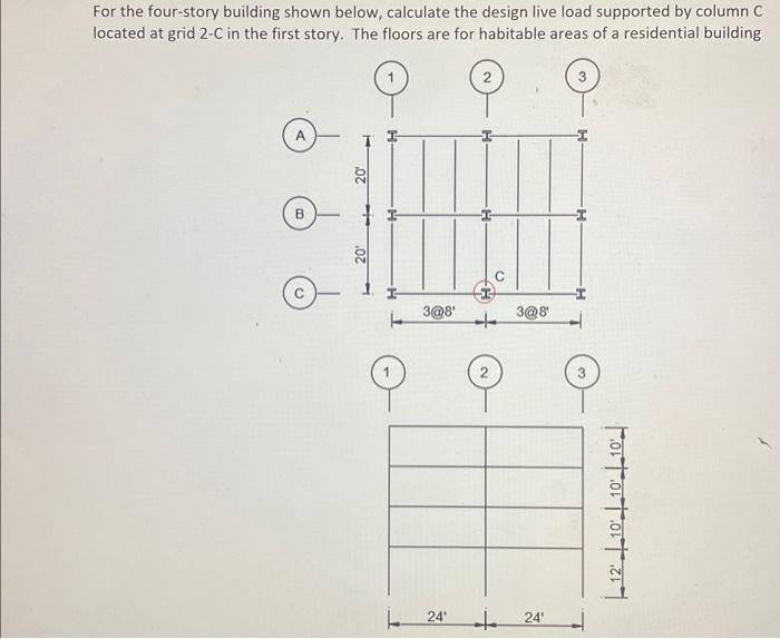 Solved For the four-story building shown below, calculate | Chegg.com
