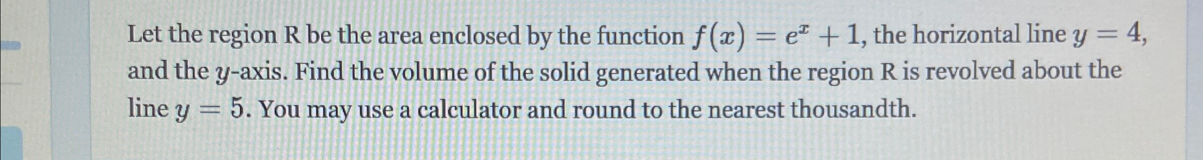 Solved Let the region R ﻿be the area enclosed by the | Chegg.com