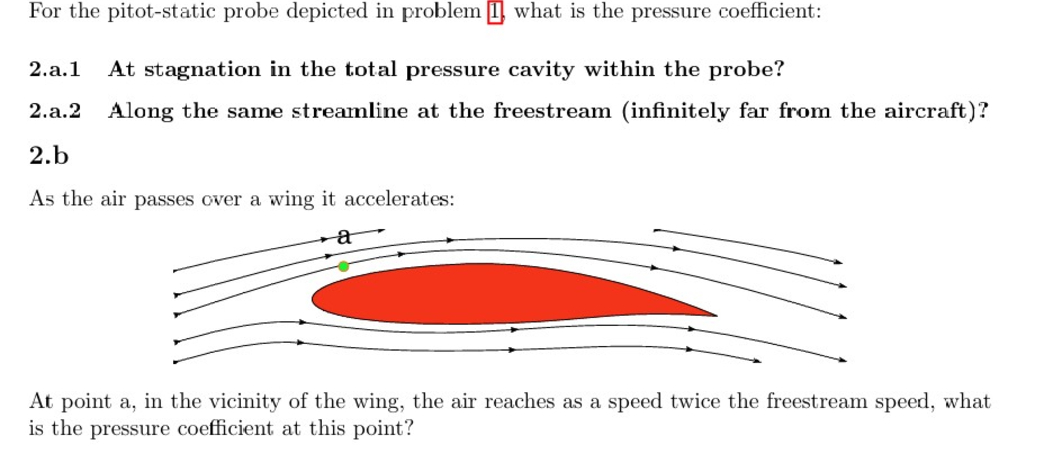 Solved For the pitot-static probe depicted in problem 1] | Chegg.com