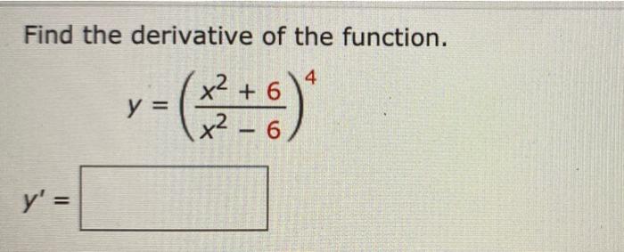 Solved Find the derivative of the function. y = ek tan(7x) | Chegg.com