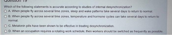 Solved Which of the following statements is accurate | Chegg.com