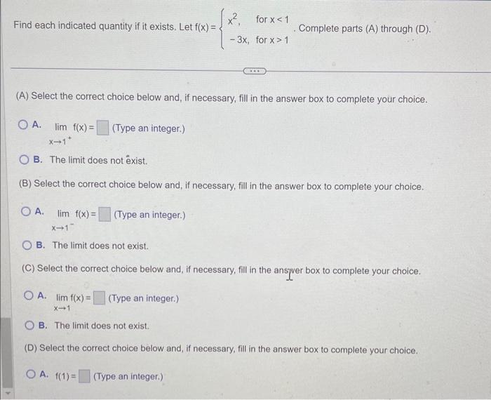 Solved Find each indicated quantity if it exists. Let | Chegg.com