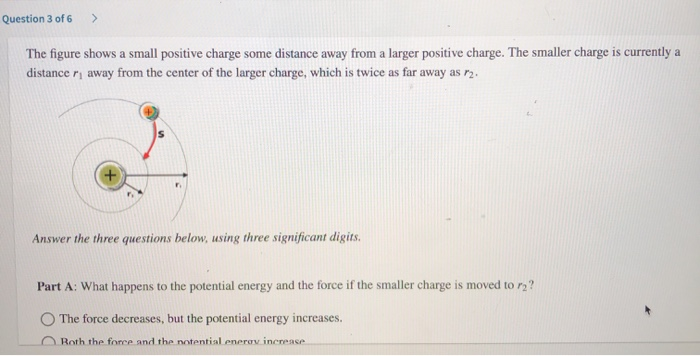 Solved The force decreases, but the potential energy | Chegg.com