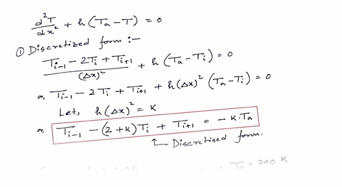 Solved The 1D Rod undergoing conduction and convection can | Chegg.com