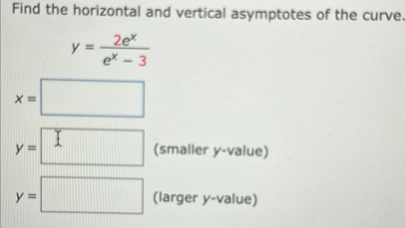 Solved Find the horizontal and vertical asymptotes of the | Chegg.com