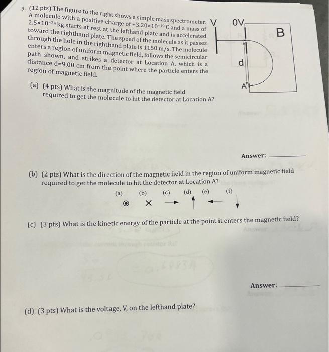 Solved 3. (12 pts) The figure to the right shows a simple | Chegg.com