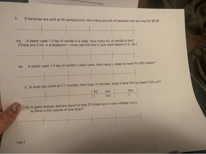 Solved 3-6 please using the picket fence method included. | Chegg.com