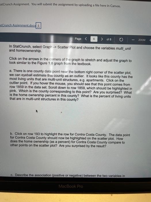 Part 1: Email50 Data Set Log in to StatCrunch.com and | Chegg.com