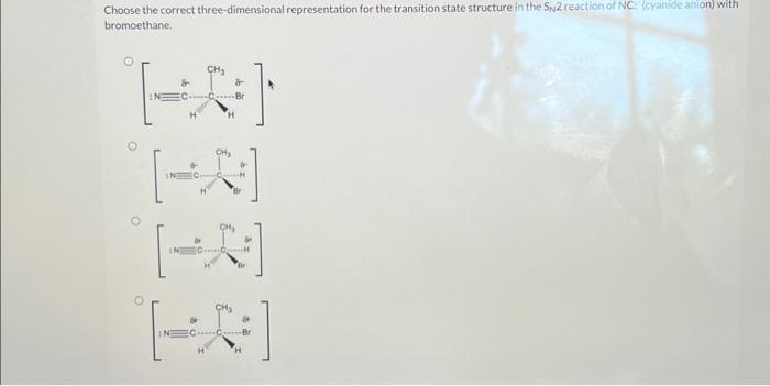 Solved Choose the correct three-dimensional representation | Chegg.com