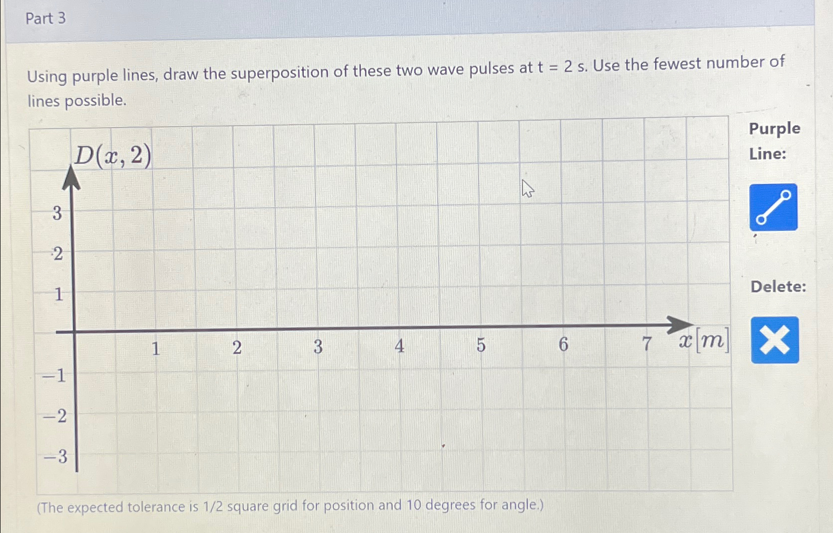 Solved HW4.5. ﻿Superposition of two wave pulses ( t=2sAt | Chegg.com