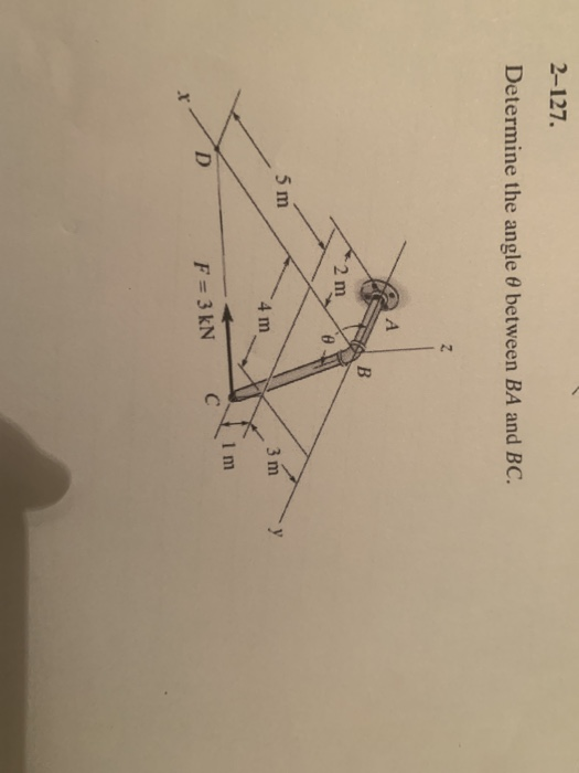 Solved 2 115 Determine The Magnitude Of The Projection Of