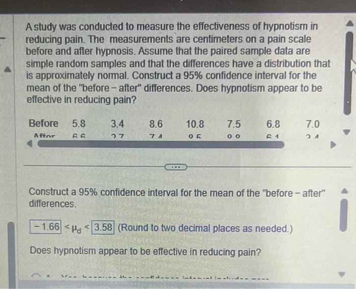 Solved A study was conducted to measure the effectiveness of | Chegg.com
