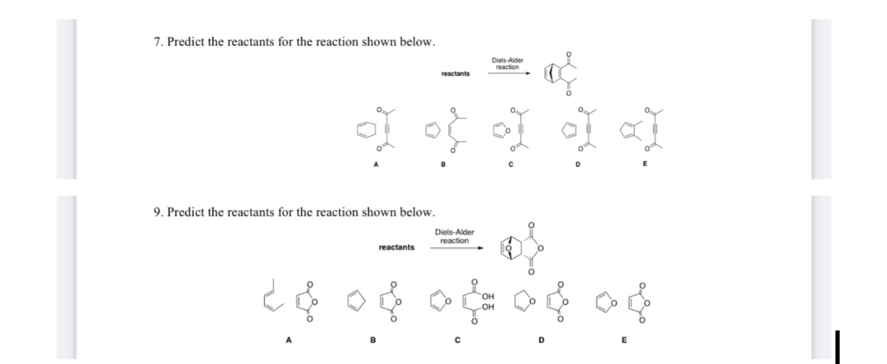 Solved Predict the reactants for the reaction shown | Chegg.com