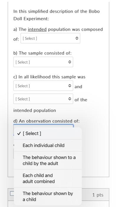 Solved In a famous social psychology experiment conducted in | Chegg.com
