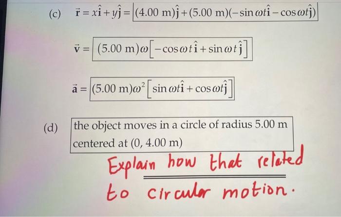 Solved explain how that related to circular motion . | Chegg.com